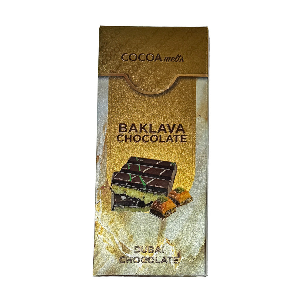 Cocoa Melts Baklava Chocolate 160g – The Nuts Supermarket LLC