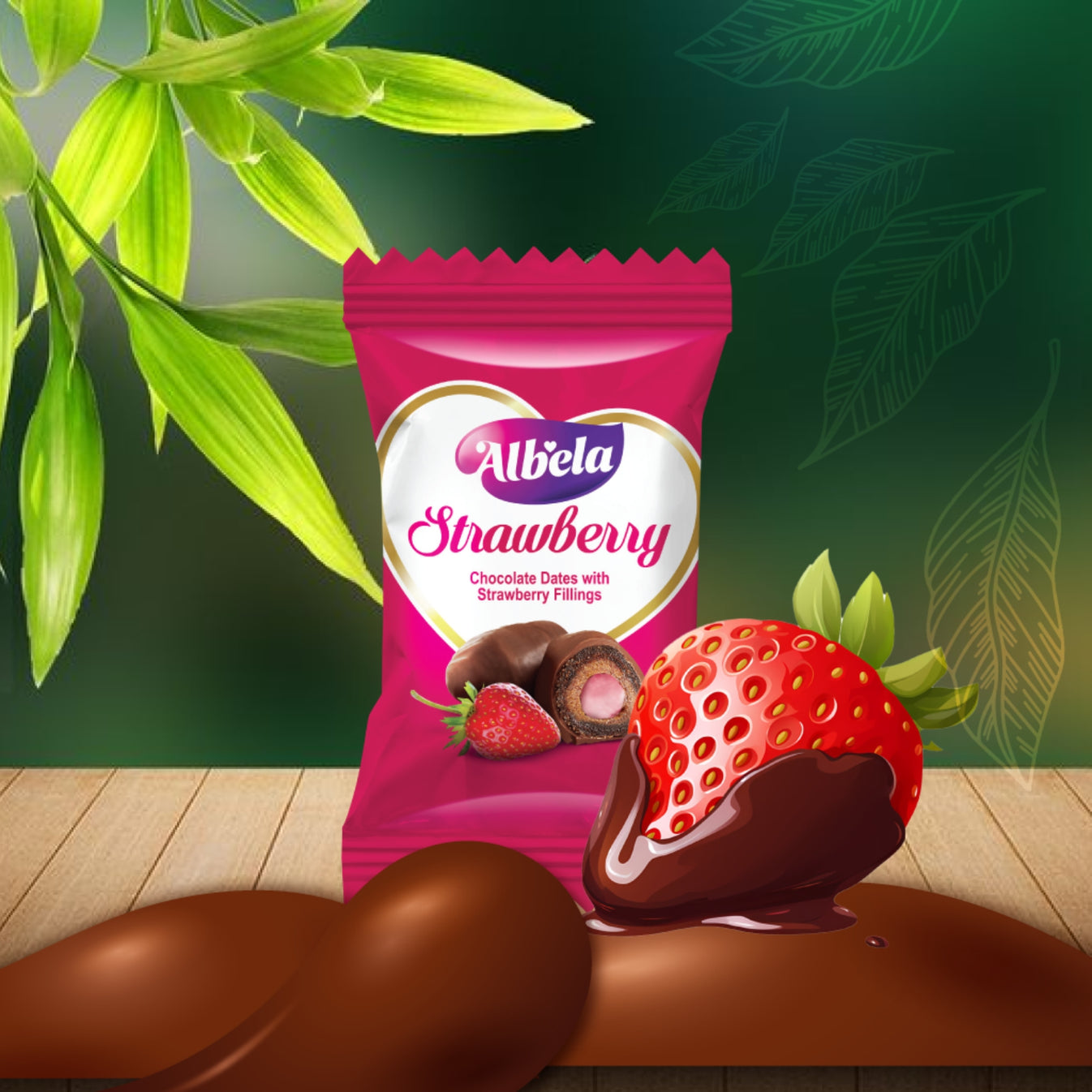 Dates Chocolate Strawberry Flavour – The Nuts Supermarket LLC